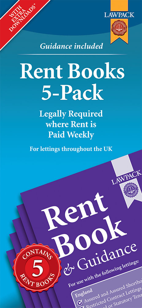 Rent Book - 5 Pack